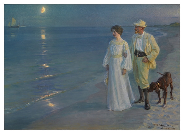 Peder Severin Krøyer - Sommeraften ved Skagens Strand | ArtAttack.no ...